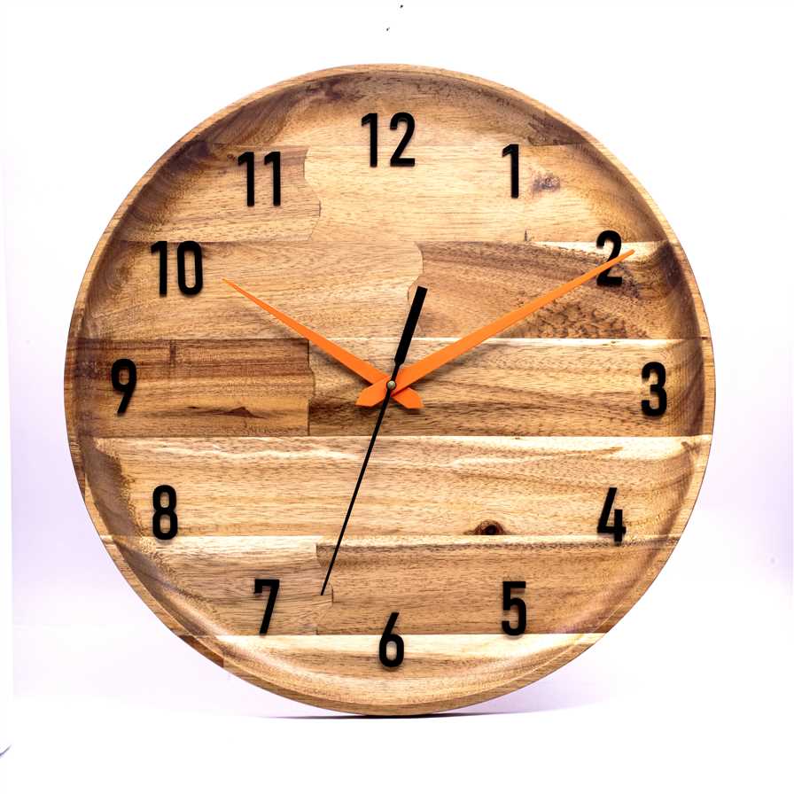 Wooden Round Wall clock – Craftick